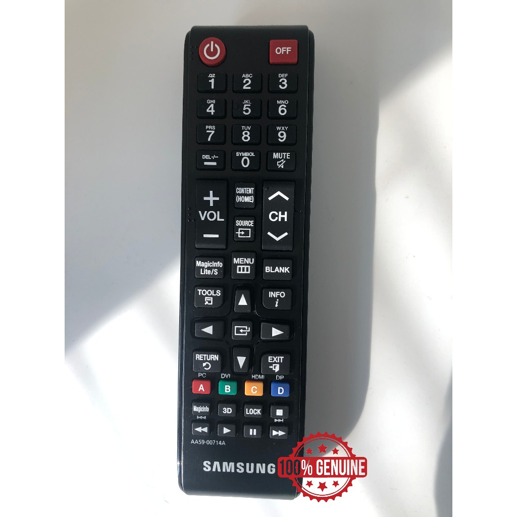 Original Samsung LCD TV remote control AA59-00714A compatible model for ...