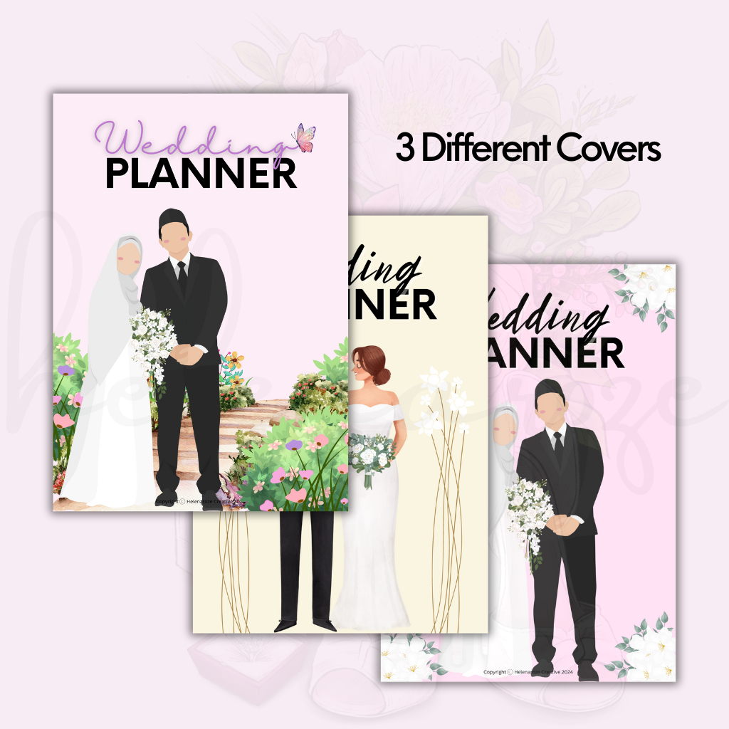 Wedding Planner Printable PDF Checklist Kahwin Tunang Nikah Boleh Cetak ...