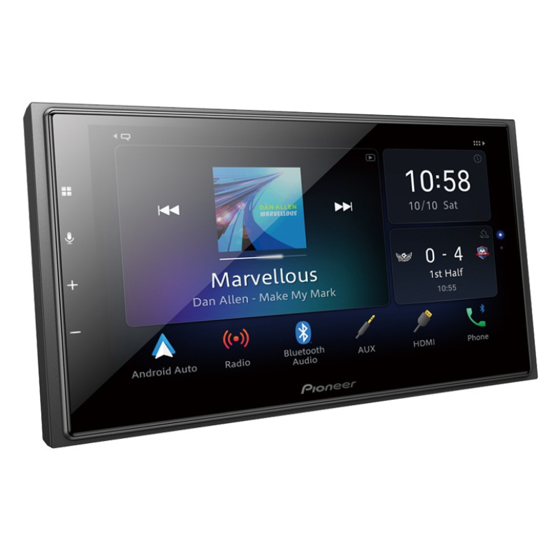 Pioneer DMH-Z6350BT - 7 inch Hi-Res Audio Car Player with Wireless ...