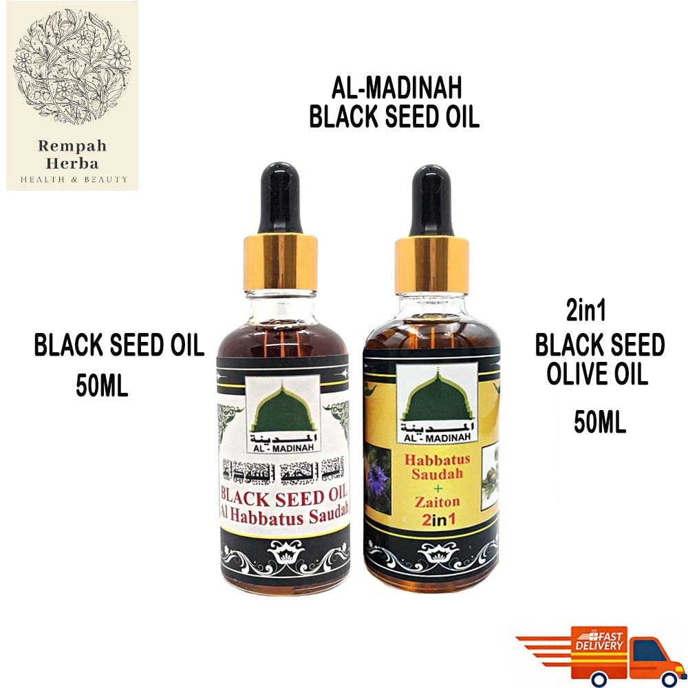 BLACK SEED OIL MINYAK HABBATUS SAUDA EXTRA VIRGIN OLIVE MINYAK ZAITUN ...