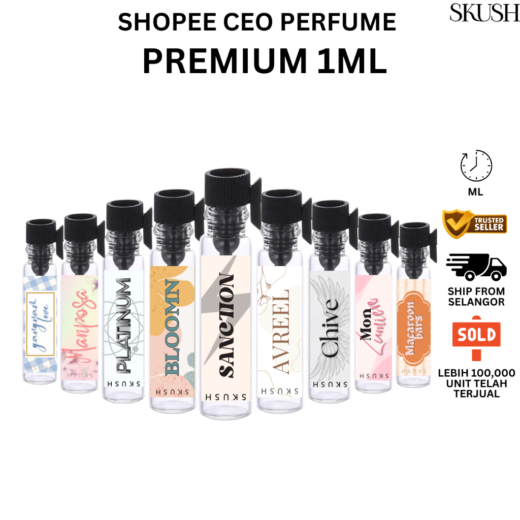 [ PREMIUM PERFUME ] 1ML Woman Men Perfume Minyak Wangi Wanita Perempuan ...