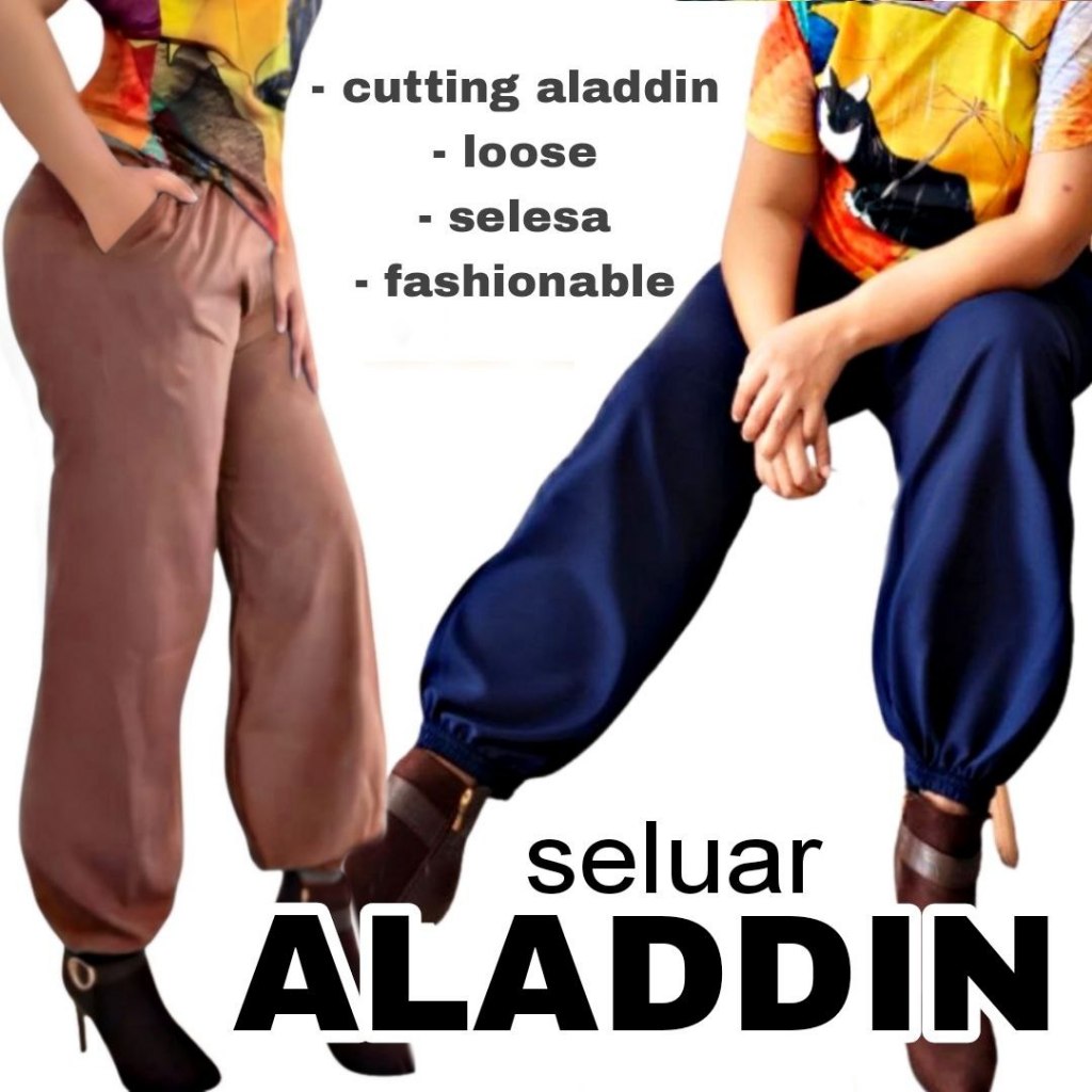 Seluar ALADDIN IBU/ANAK Seluar Panjang Longgar Eksklusif Seluar ...