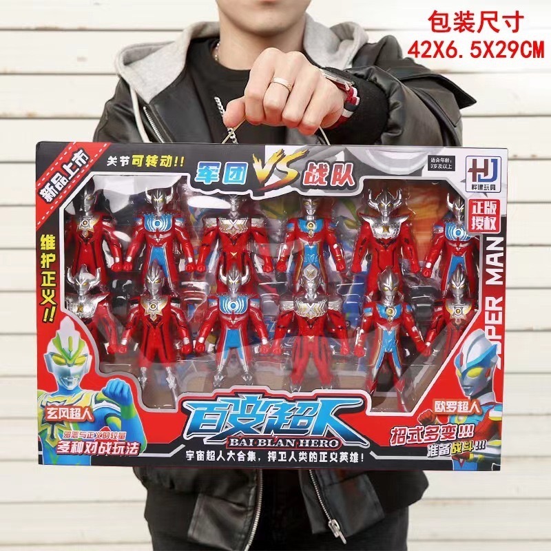 🔥Ready Stock🔥 Gift Set Ultraman Figurines Toy Set Collection Toys for ...