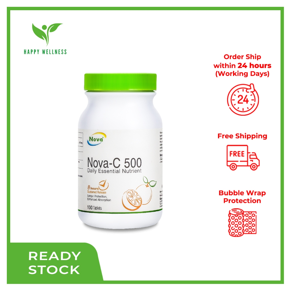 Nova-C 500 Daily Essential Nutrient Tablet 100s (Exp: 11/2024) | Shopee Malaysia