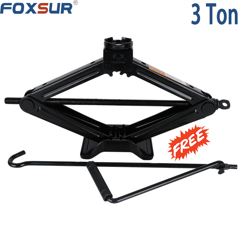 🇲🇾 Foxsur Heavy Duty Scissor Jack Car Repairing Tool Tyre Repair ...