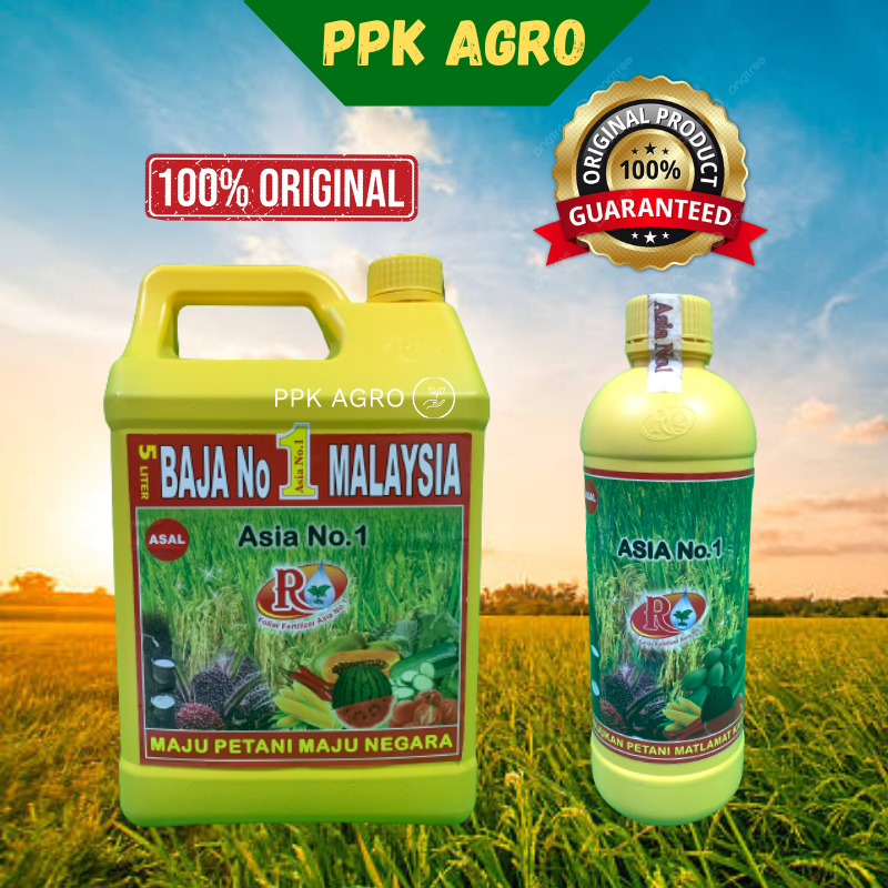 5L RO FREE 1L RO ASIA NO 1 / Vitamin Padi / Tanaman Pertanian / BAJA ...