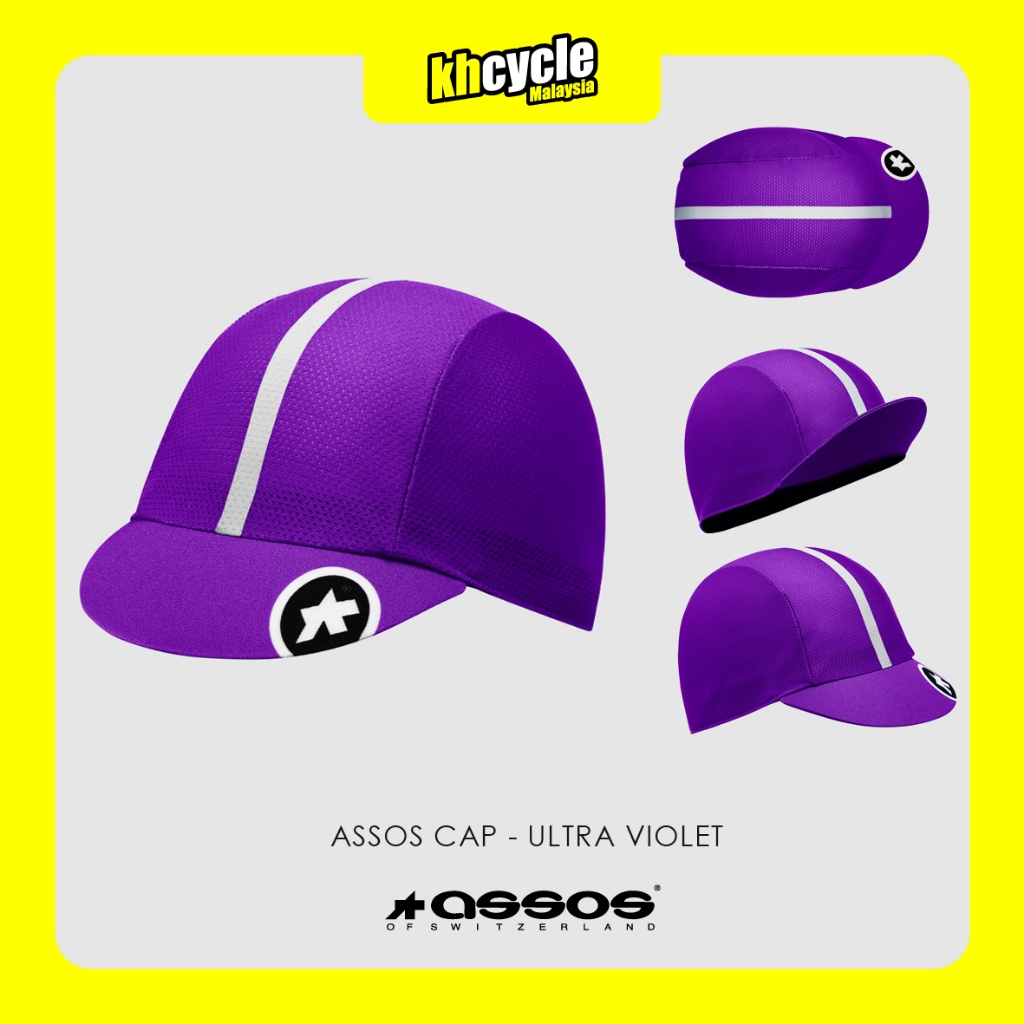 Assos Cap - Ultra Violet (one size) | Shopee Malaysia