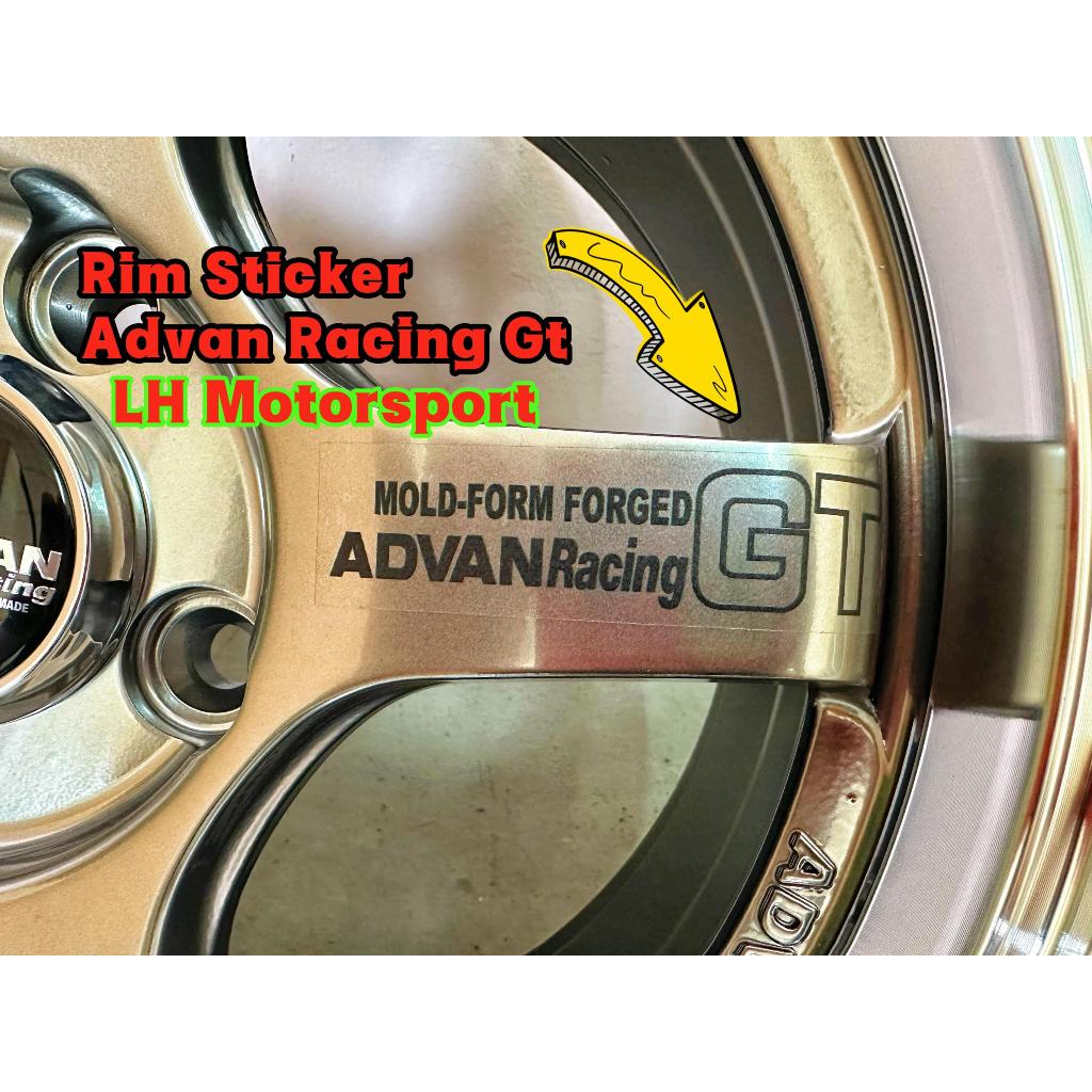 Advan Gt Sticker Rim /Advan Racing Gt Rim Stciker/Rim Advan Gt Myvi ...