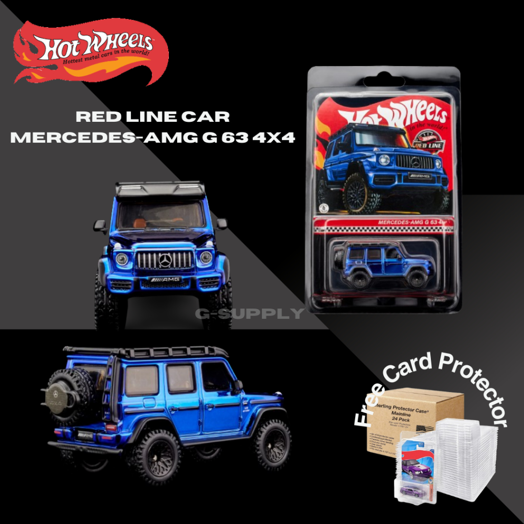 RED LINE CLUB HOT WHEELS Mercedes AMG G 63 4x4 Collectors Exclusive ...