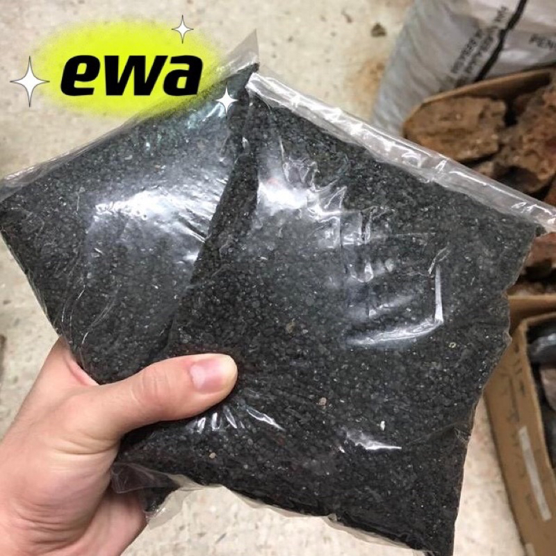 Aquarium Black Sand (1kg) Pasir Hitam Cantik A & AAClass OYNX BLack ...