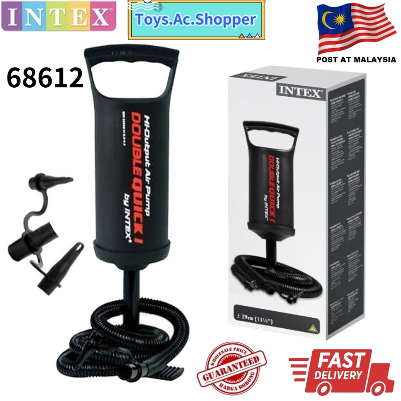 INTEX 68612 Hi-Output Air Pump Double Quick I Hand Pump (29CM) Pump Angin Tangan | Shopee Malaysia