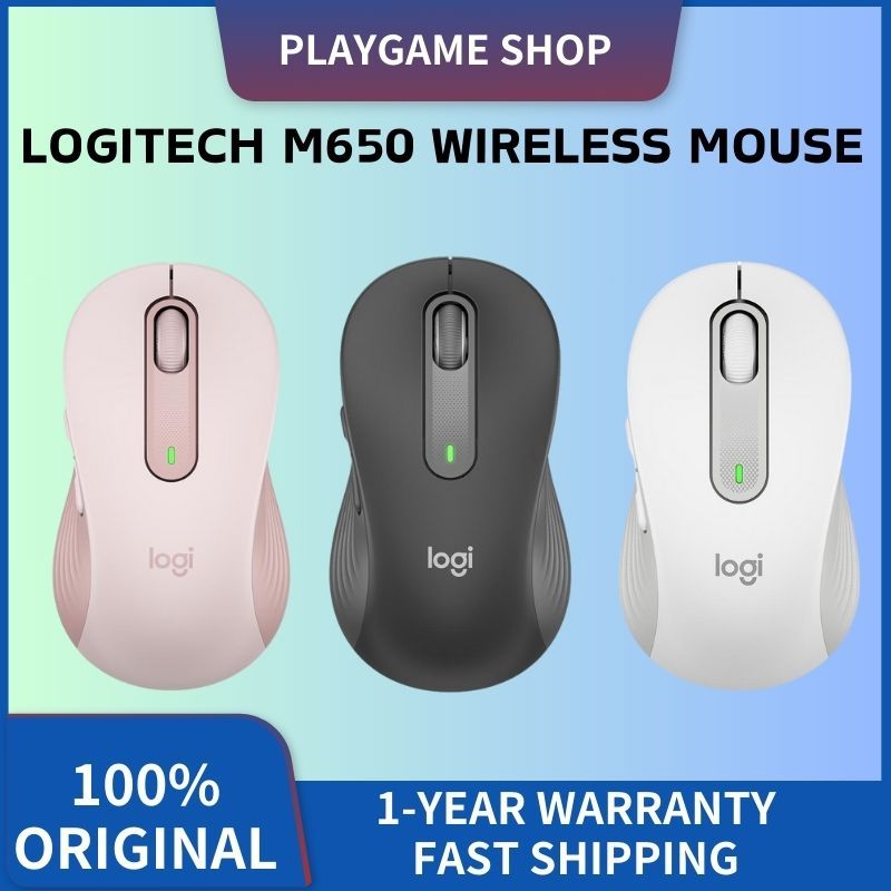 Logitech M650 Signature Wireless Bluetooth Multi-Device Compatibility ...