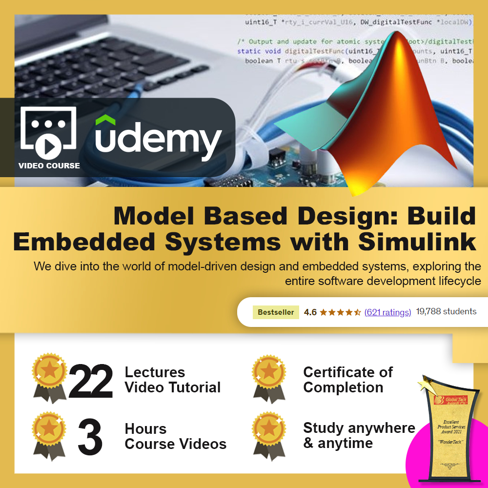 [Video Course]Model Based Design: Build Embedded Systems with Simulink | Shopee Malaysia