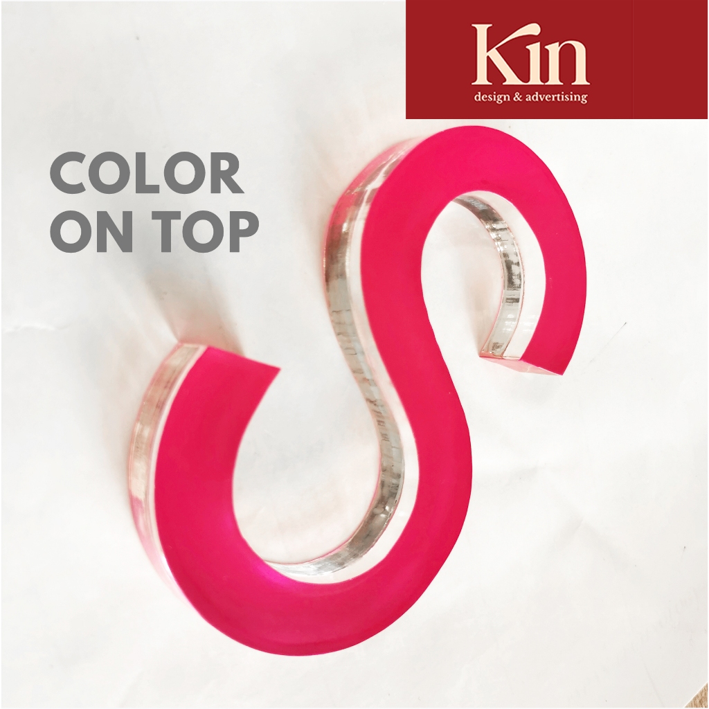 KIN - Custom 3D Acrylic Wording / 3D Logo / Number / Lettering Alphabet ...