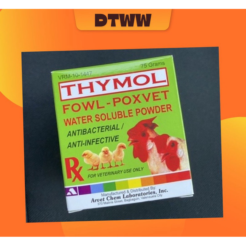 Thymol powder 75g ( FOWL POXVET ) | Shopee Malaysia