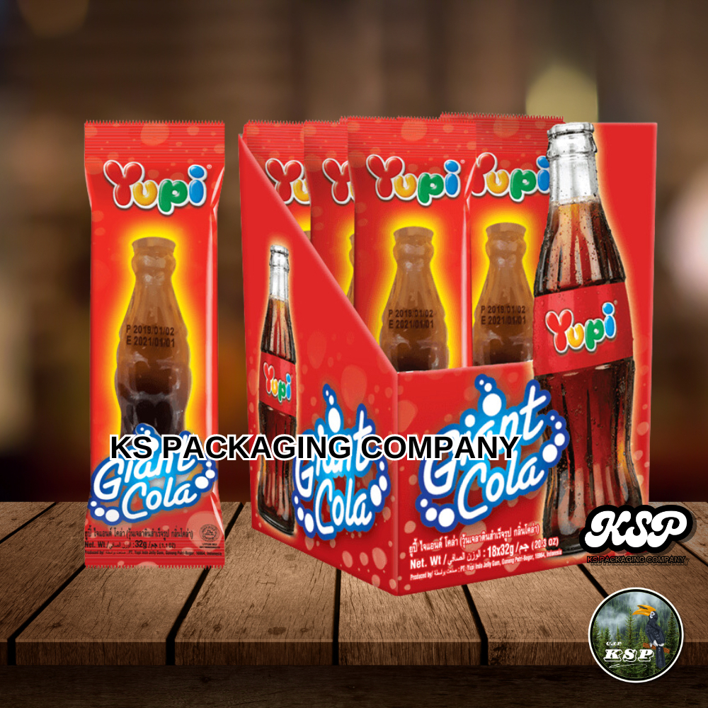 28g x 18pcs Yupi Giant Cola Gummy Candy Halal | Shopee Malaysia