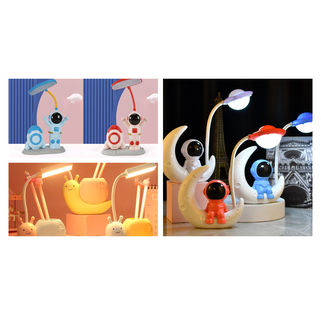 Planet Space Astronaut / Snail LED Rechargeable Energy Saving Table ...