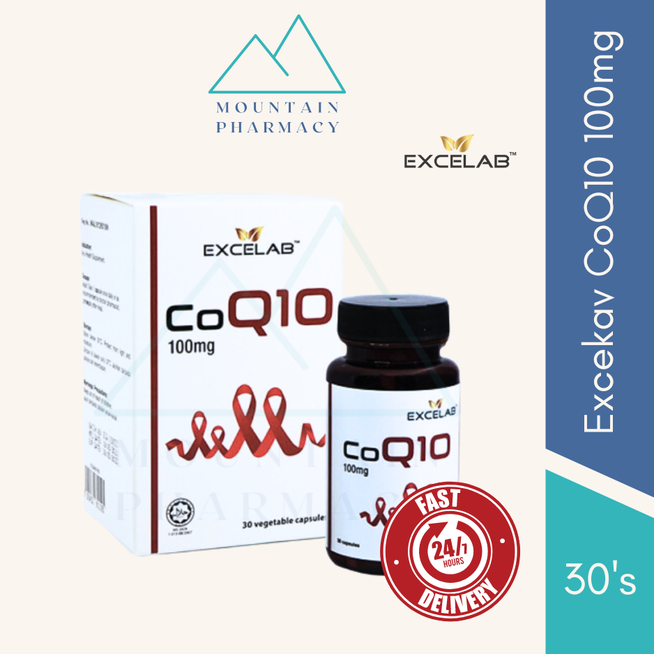 Excelab CoQ10 Capsule (30's/box) | Shopee Malaysia