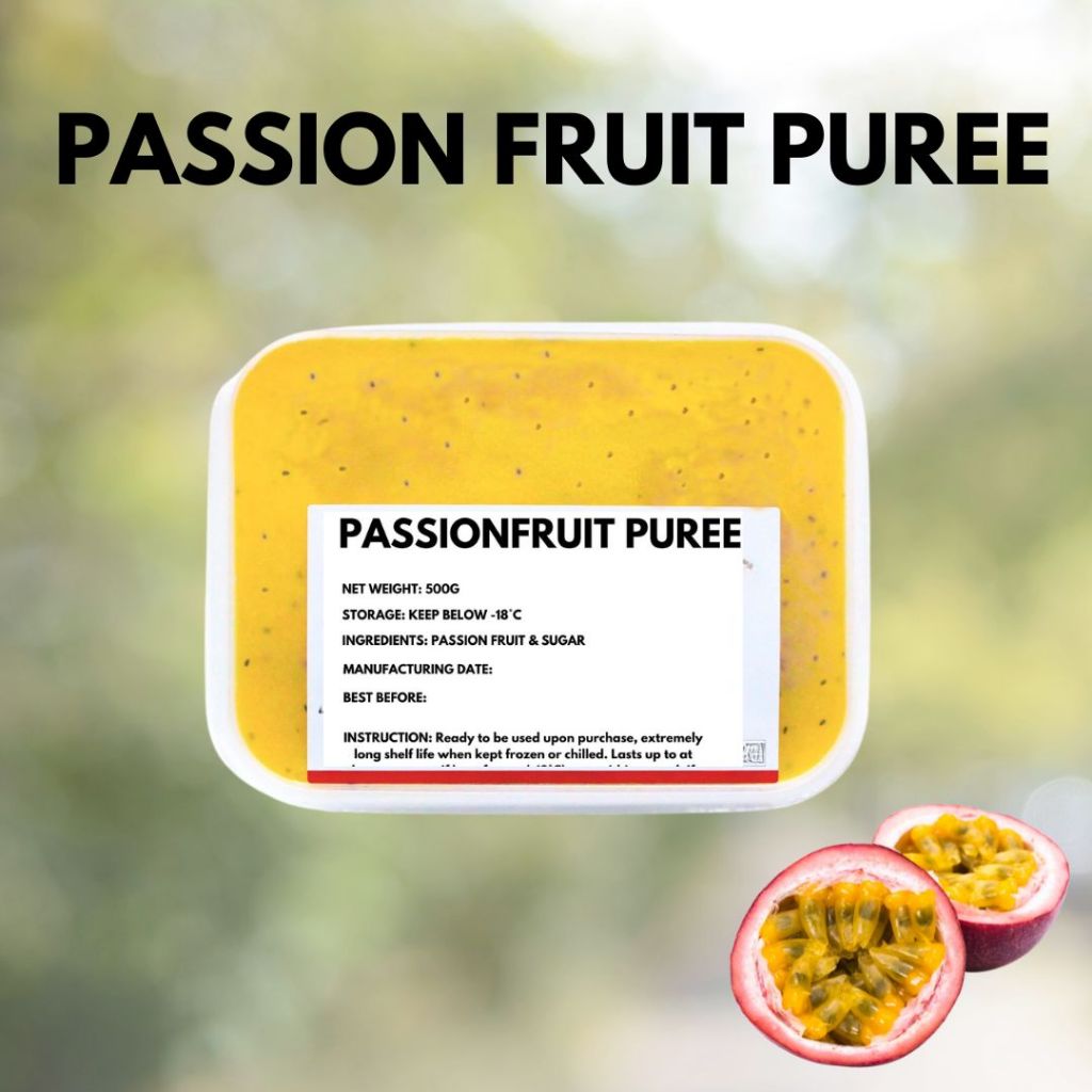 Fresh Frozen Passion Fuit Purée (Markisa)(ReadyToUse)(READ DESCRIPTION ...