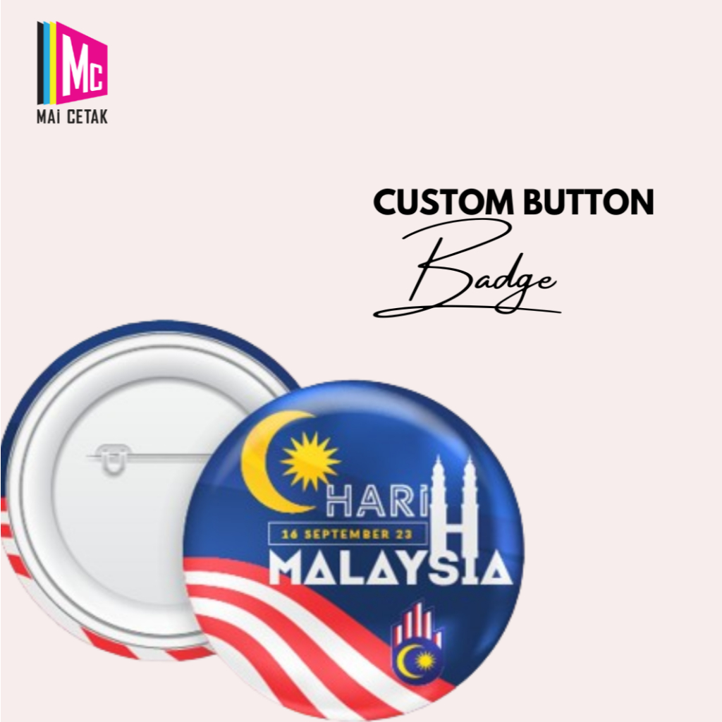 MAICETAK - Button Batch Murah//Malaysia Madani Jalur Gemilang | Shopee ...