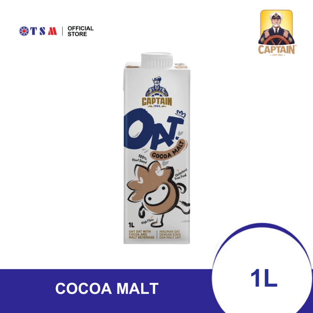 CAPTAIN OATS MILK - COCOA MALT 1L | Shopee Malaysia