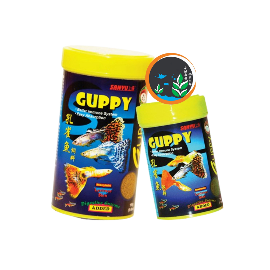 SANYU Guppy Micro Pellet 50g/155g Guppy Fish Food | Shopee Malaysia