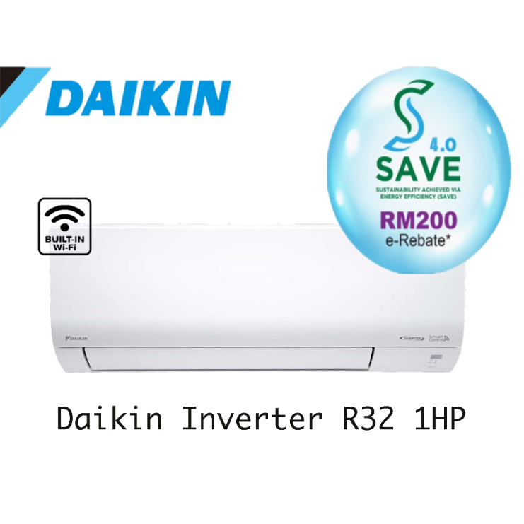 Product details of Daikin R32 Standard Inverter 1HP Wall Mounted FTKF Series Inverter (Smart ...