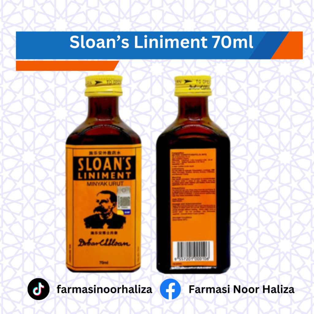 SLOAN'S LINIMENT MINYAK URUT CAP BOXING 70ML | Shopee Malaysia