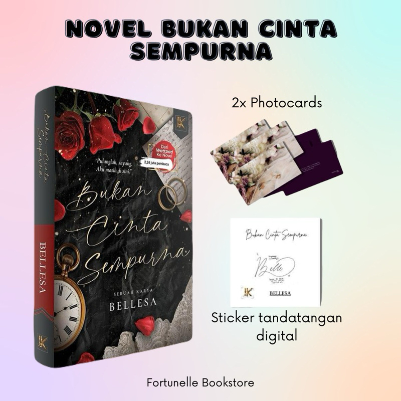 READYSTOCK NOVEL BUKAN CINTA SEMPURNA - BELLESA | Shopee Malaysia
