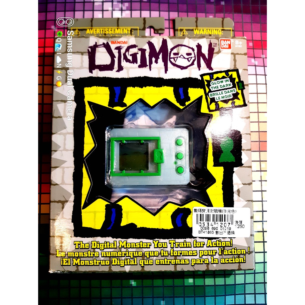 Digimon Digital Monster Vpet Digivice English 20th Glow In the Dark ...