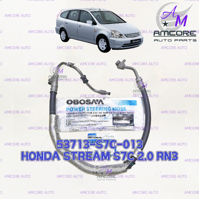 HONDA STREAM 2.0 S7C / RN3 - Power Steering Pressure Hose (OBOSAA ...