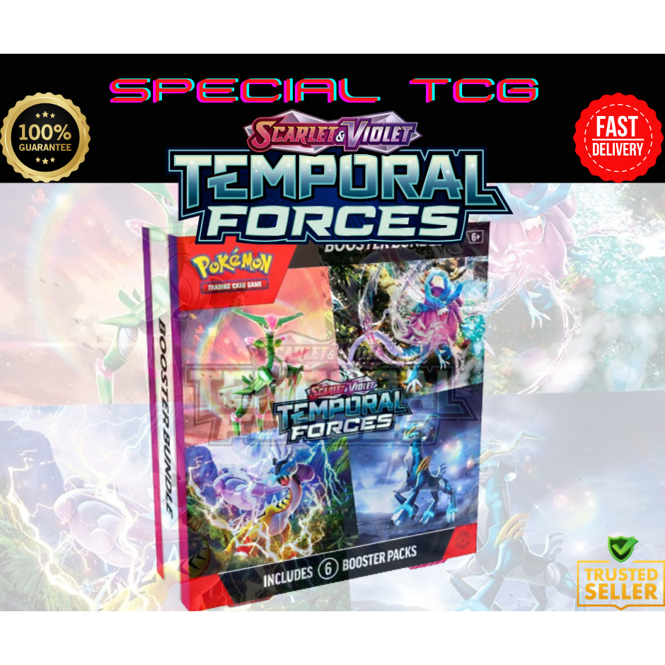Temporal Forces Booster Bundle - SV05: Temporal Forces (TEF) | Shopee Malaysia