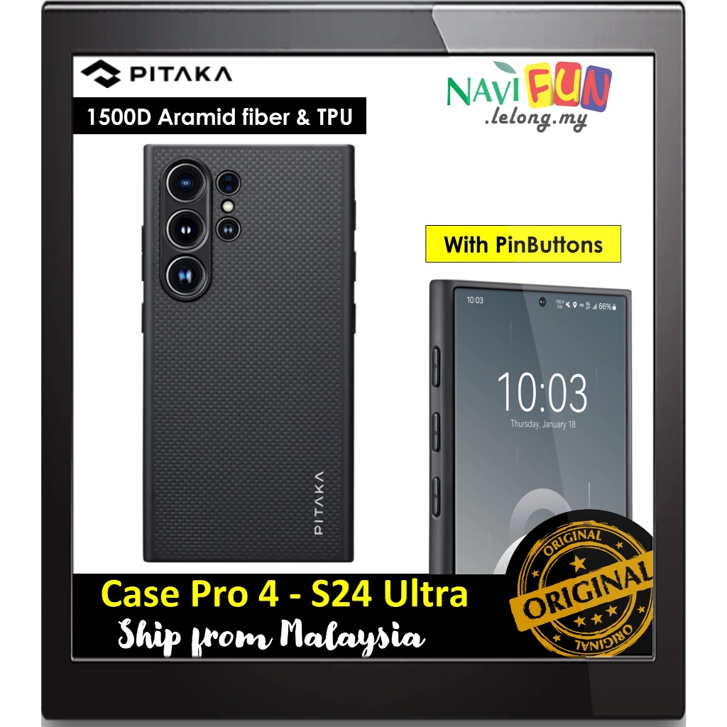 [for Samsung S24 S25 Ultra ][ MagEZ Case Pro 4 ] PITAKA all round ...