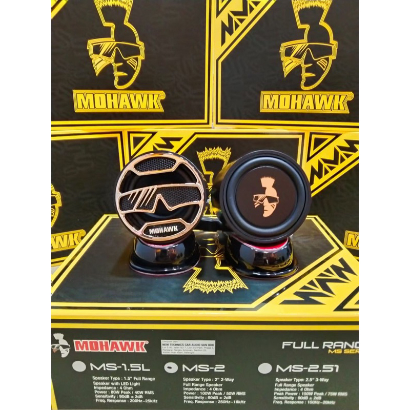 MOHAWK MS Series MS - 2 2'' inch Full Range Speaker High mid tweeter ...