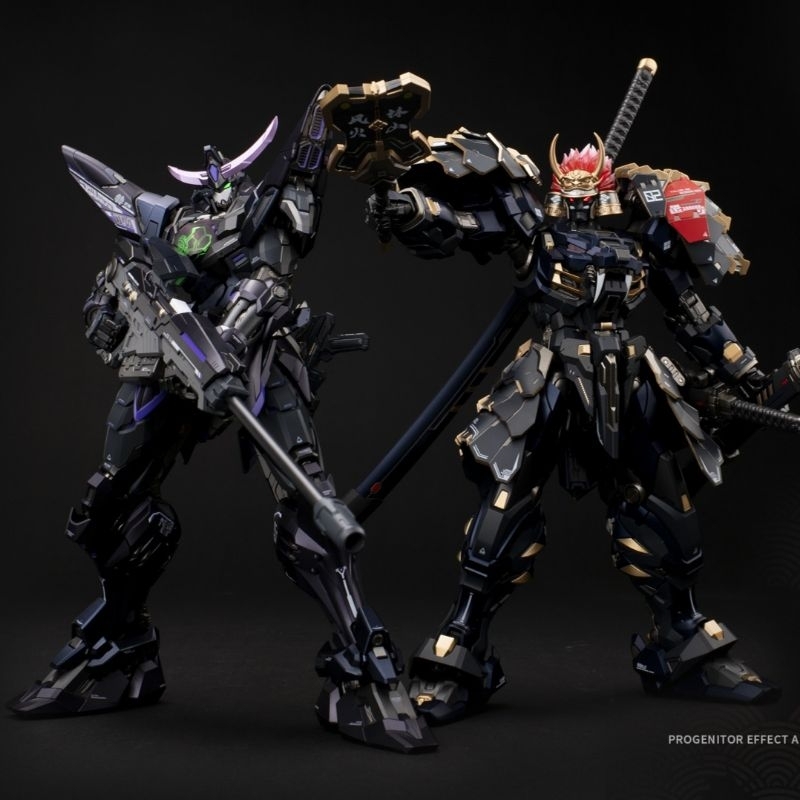 MOSHOWTOYS Limited Edition Black Takeda Shingen / Date Masamune Night ...