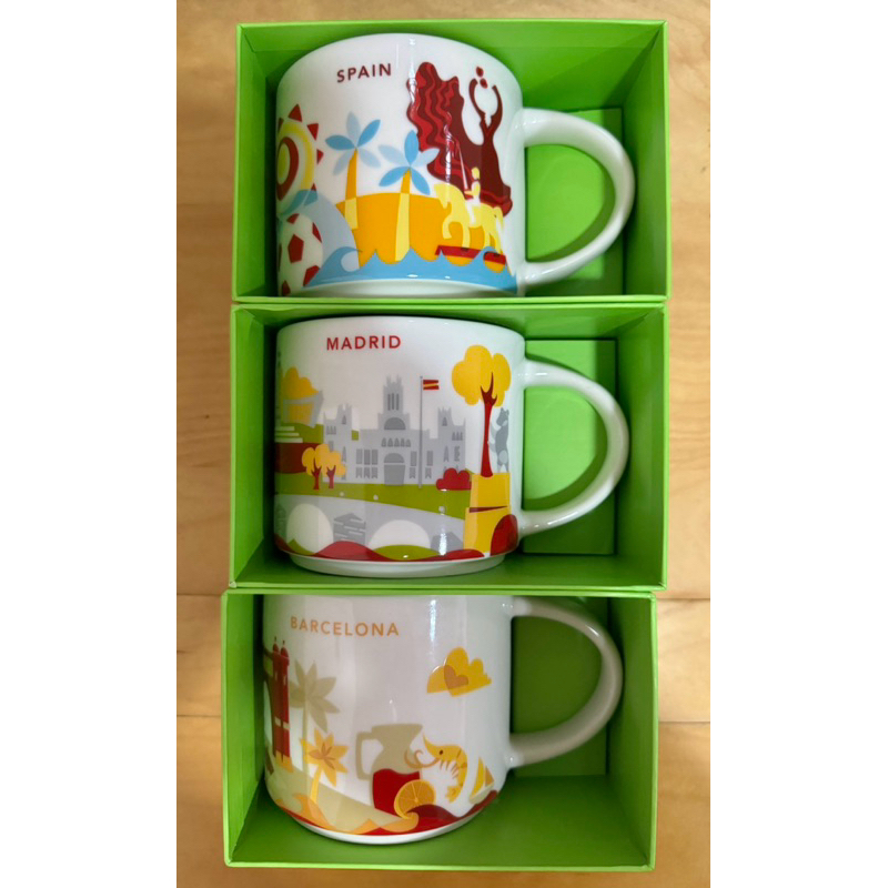 Starbucks Spain/Madrid/Barcelona You Are Here City Icon Mug (YAH MUG ...