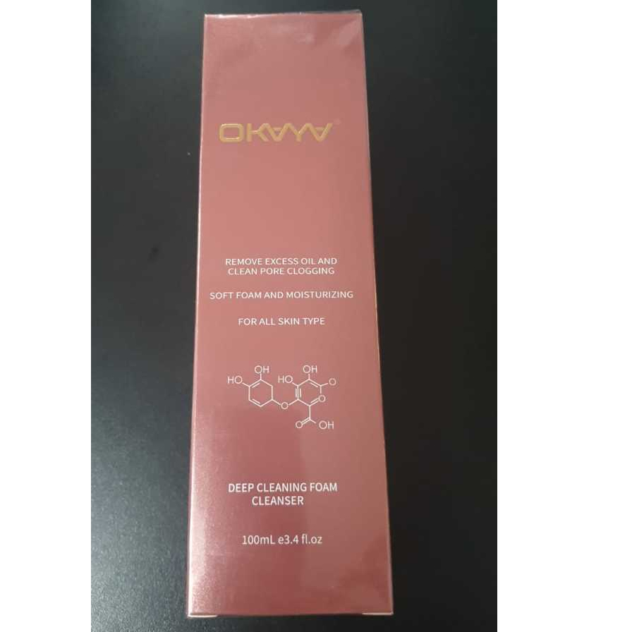 OKAYA DEEP CLEANSING FOAM CLEANSER 100ML(NEW STOCK) | Shopee Malaysia