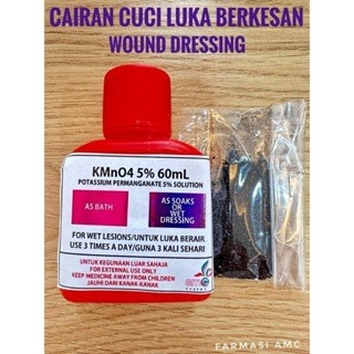 CAIRAN CUCI LUKA / WOUND DRESSING (Potassium Permanganate 5% Solution ...