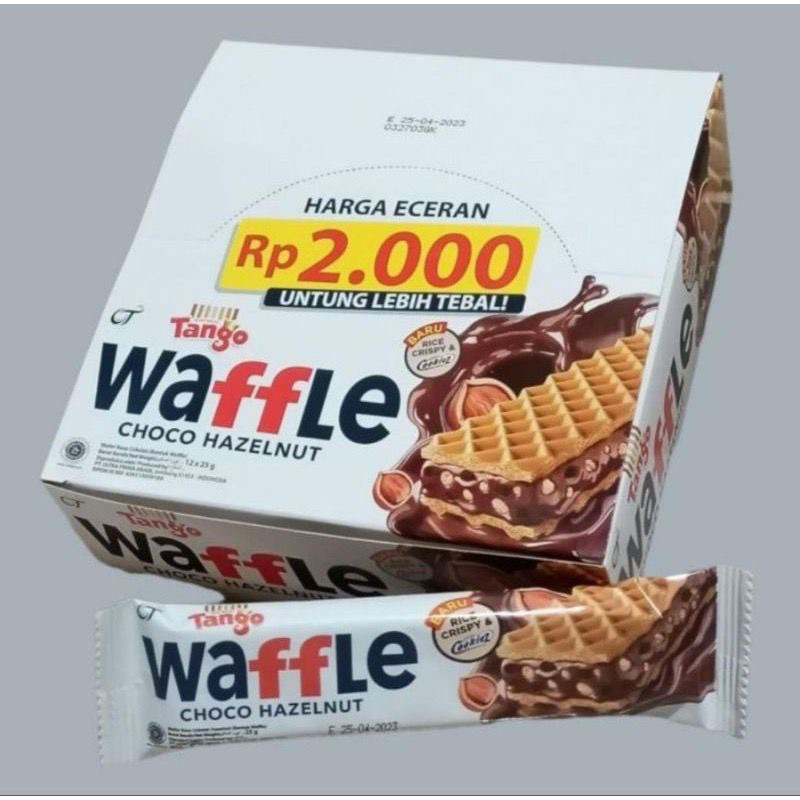 Tango waffle choco hazelnut 12pcs x 25gm | Shopee Malaysia