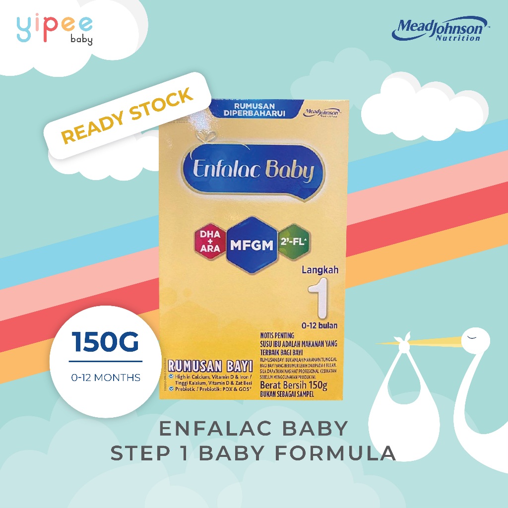 [Ready Stock] 150g Enfalac Step 1 / Langkah-1 / 0-12 Months ( New Born ...