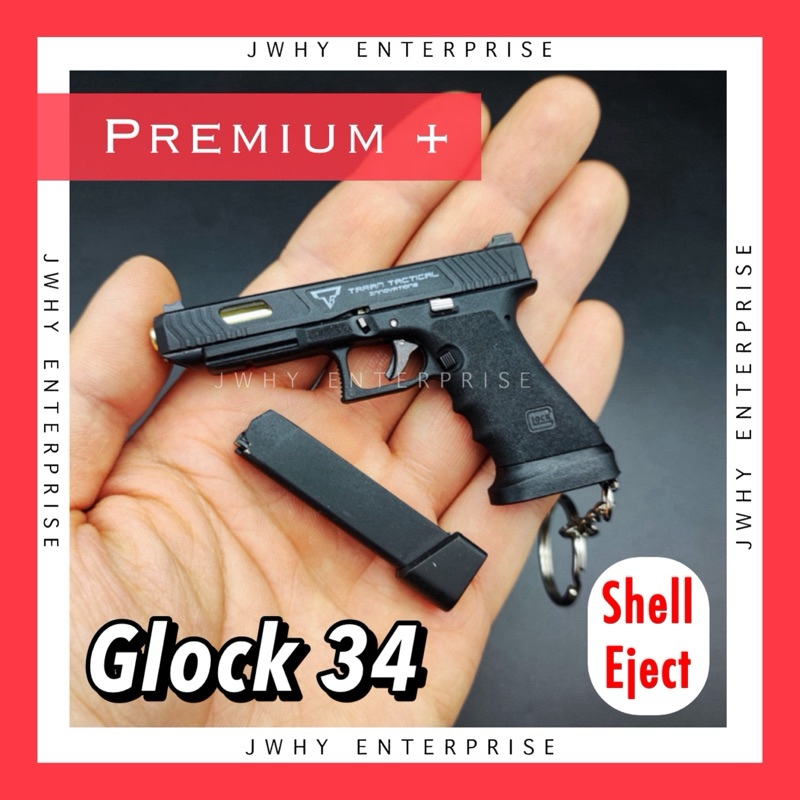 [Premium] THE MOST DETAILED G34 TTI FULL METAL KEYCHAIN TOY GLOCK 34 ...