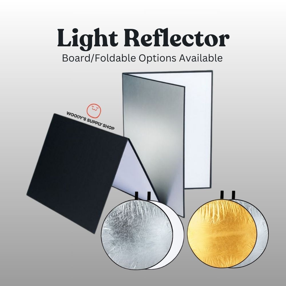 (A4 Size) 3-in-1 Light Reflector Photography Cardboard 29.5 x 21cm ...