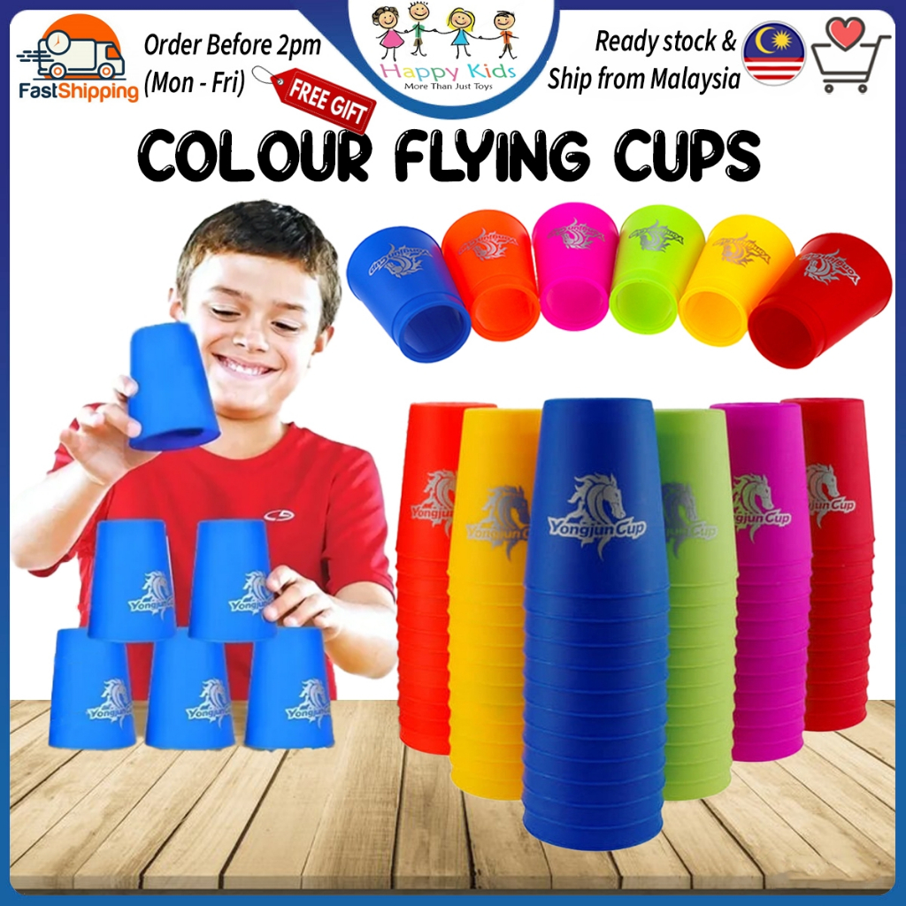 [Happy Kids] 12pcs Speed Stacking Cups Speed Training Game Party Toy ...