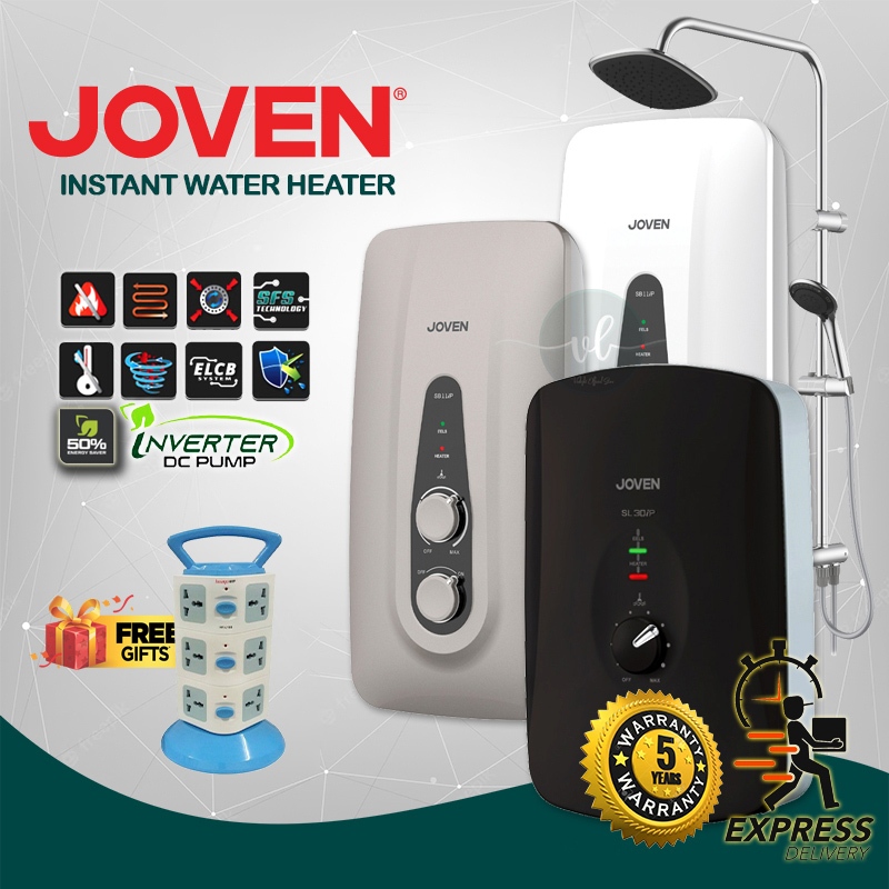 Joven Instant Water Heater SB11 Series SB11e SB11iP RS Inverter DC 熱水器 with Pump Pemanas Air ...