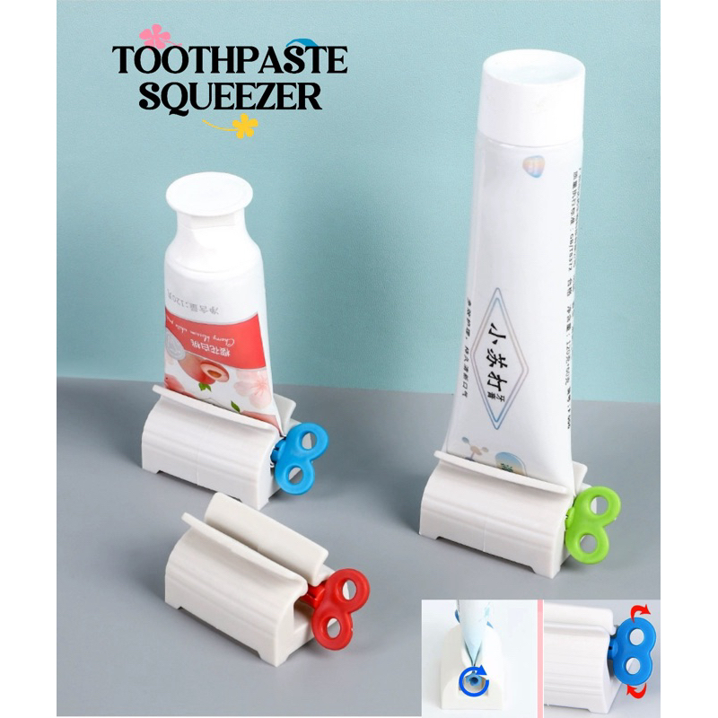 Toothpaste Squeezer Dispenser Clip Portable Tube Rolling Holder Facial ...