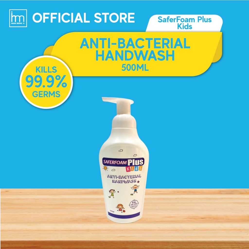 Saferfoam Plus Kids Anti-Bacterial Handwash (500ml) | Shopee Malaysia