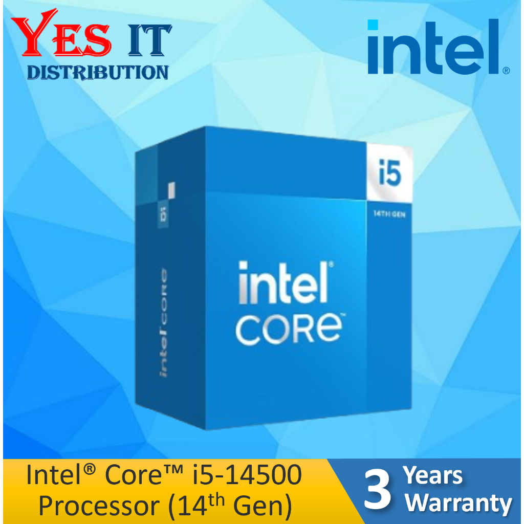 Intel Core™ i5-13500 / i5-14500 Processor 24M Cache, up to 4.80 GHz Processor | Shopee Malaysia
