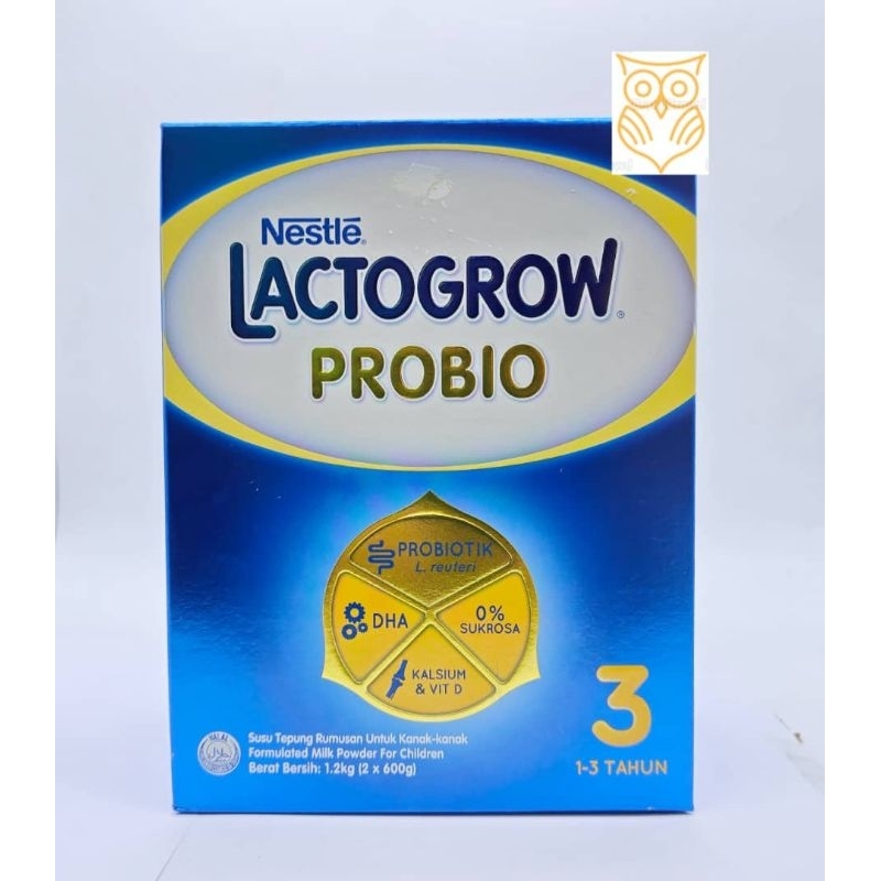 Nestle Lactogrow Probio Step 3 (1 - 3 years) 1.2kg | Shopee Malaysia