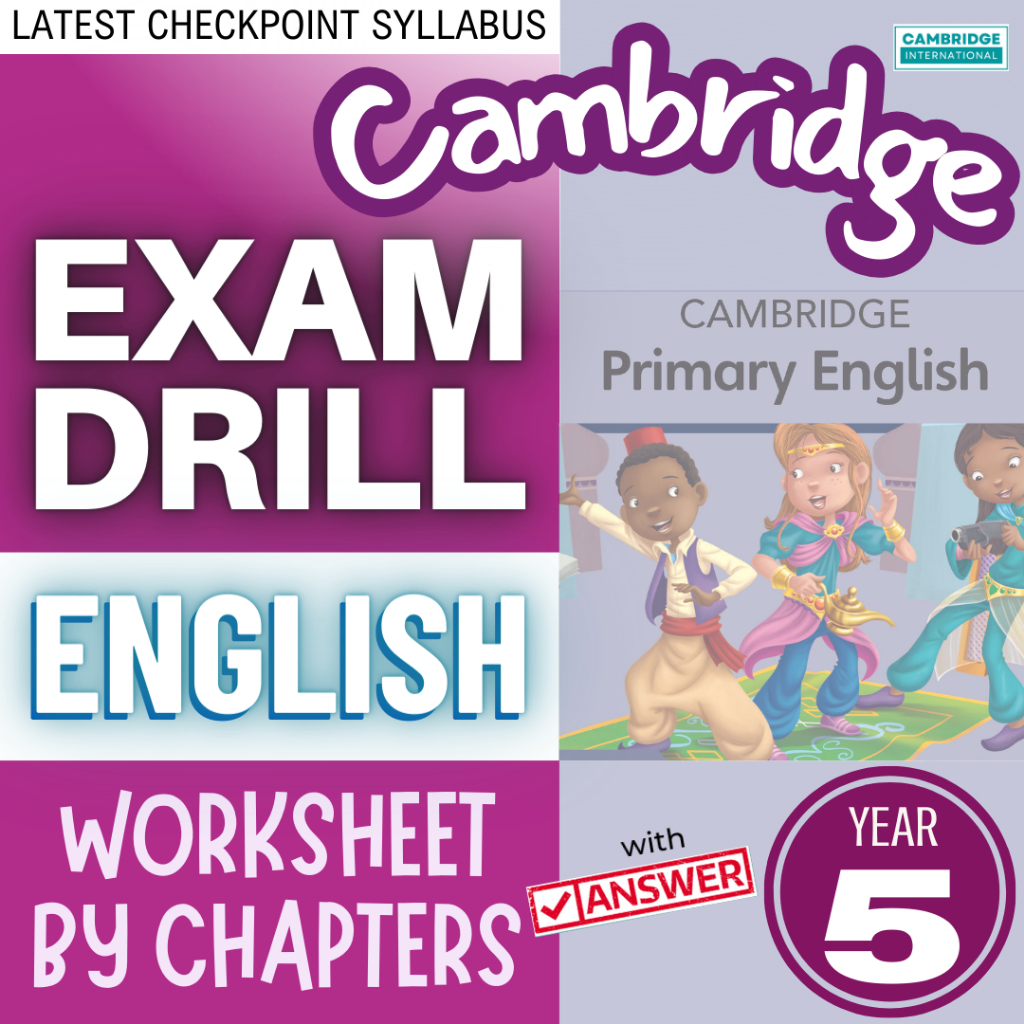 47C New Cambridge Primary English 5 Exam Drill Worksheet by Chapter ...