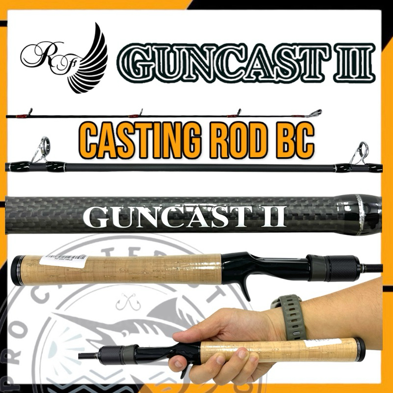 RODFORD GUNCAST 2 BAITCASTING FISHING ROD BC SINGLEHAND CASTING ROD ROD ...